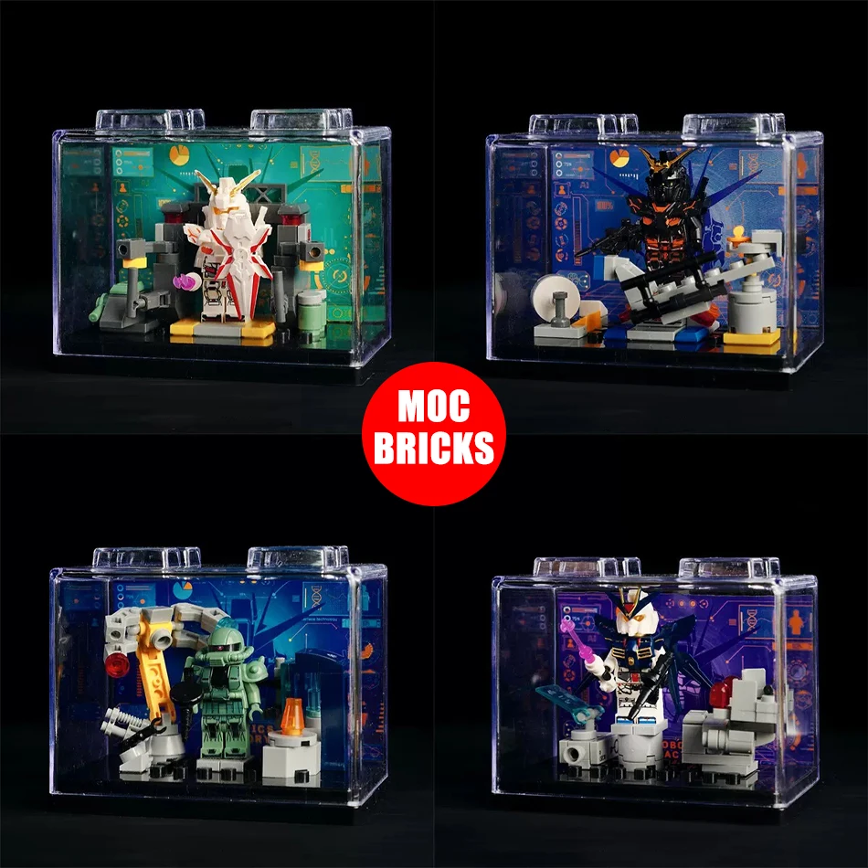 MOC-Bricks-Anime-Mecha-Building-Blocks-with-Scene-Freedom-Mechanical ...