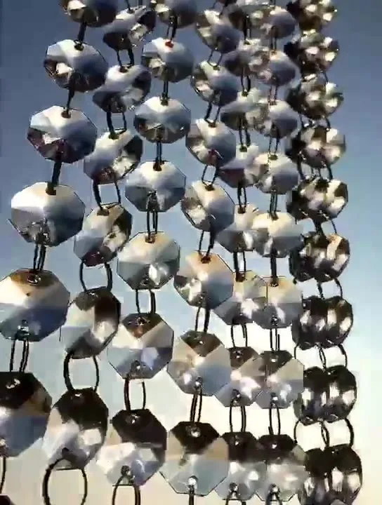 1 м прозрачное акриловое Хрустальное окно, Рождественское украшение для ...