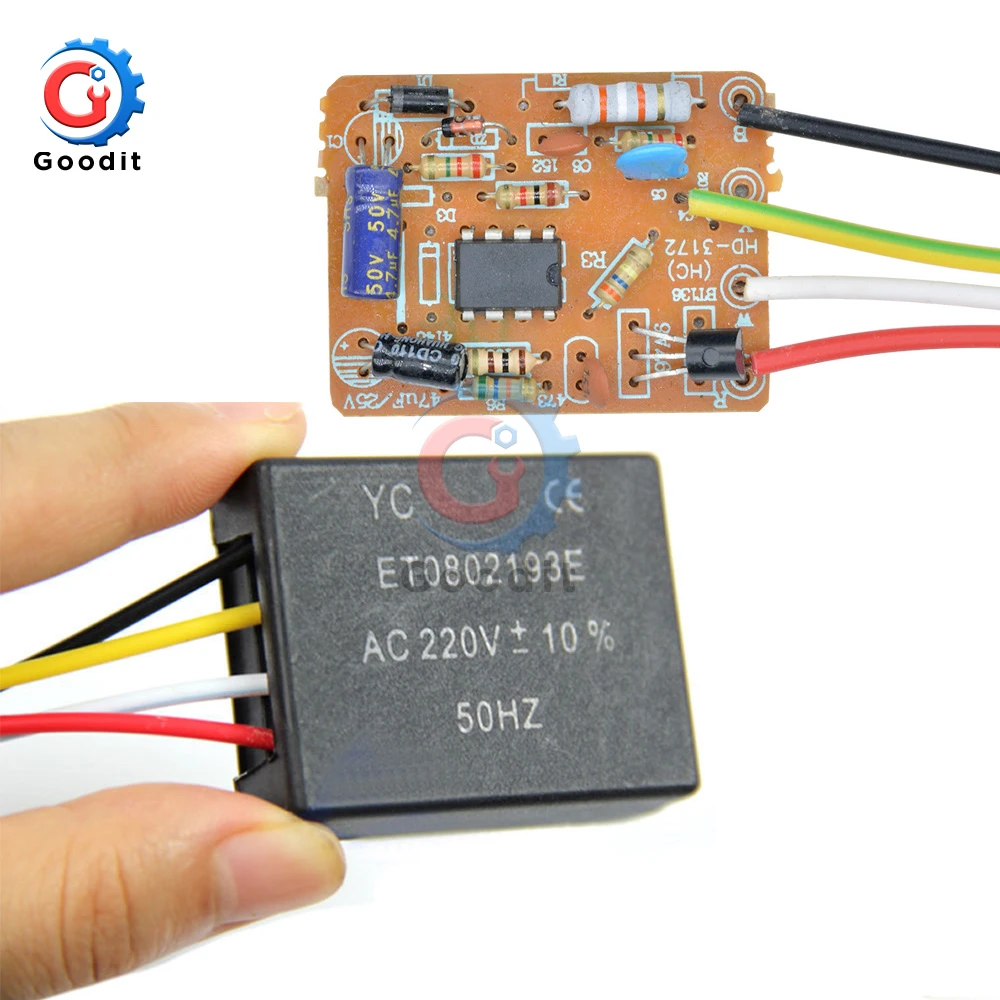 AC 220V 1A Electrical Equipment Table light Parts On/off 1 Way Touch ...