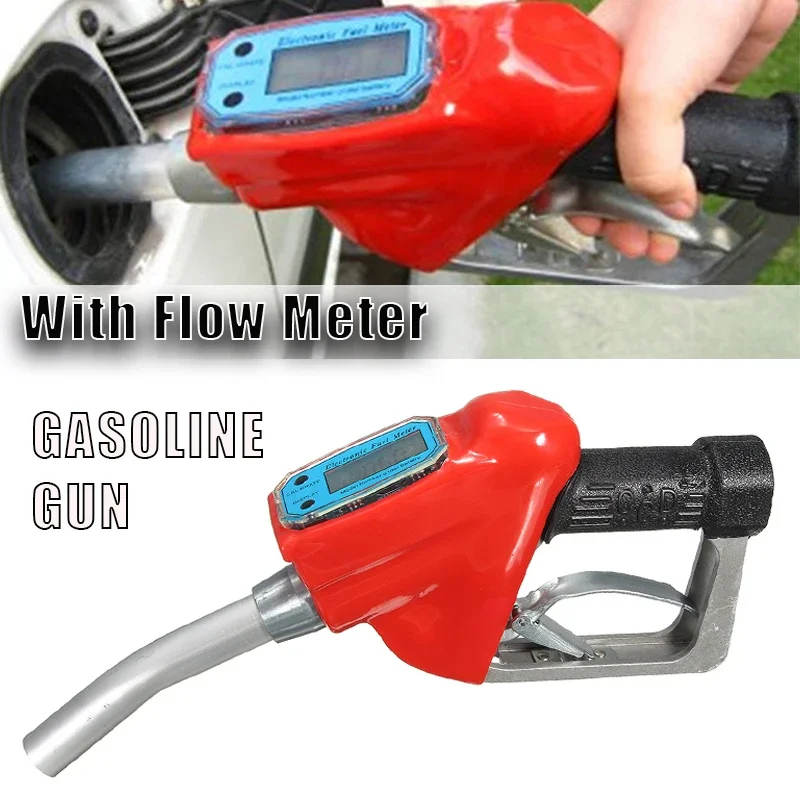 Gasoline-Diesel-Spray-Gun-Digital-Display-Flowmeter-Adjustable-Methanol ...