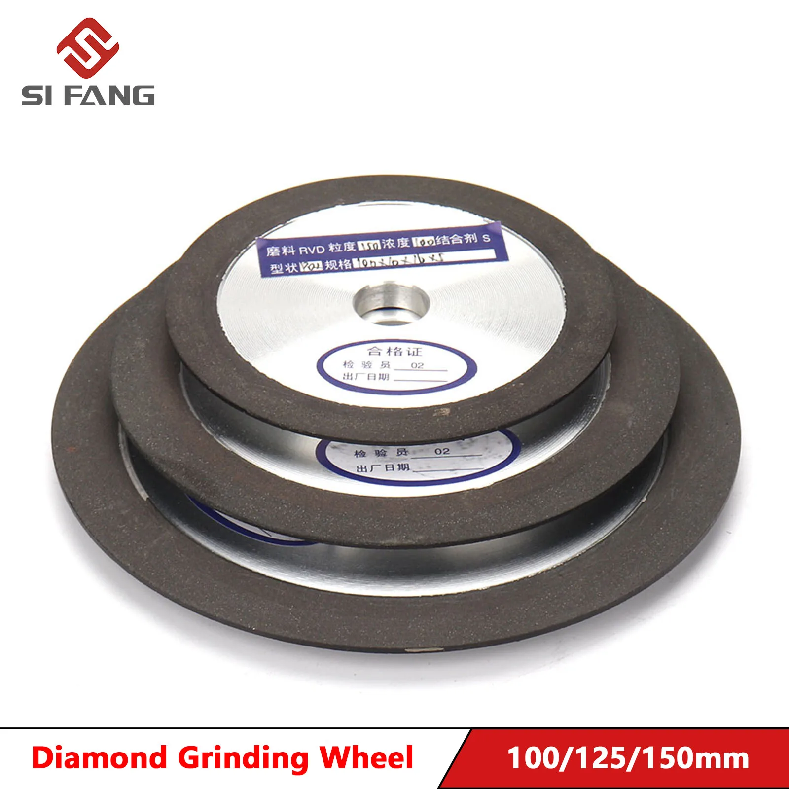 100-125-150mm-Diamond-Grinding-Wheel-Disc-Circle-Grit-150-240-320-for ...