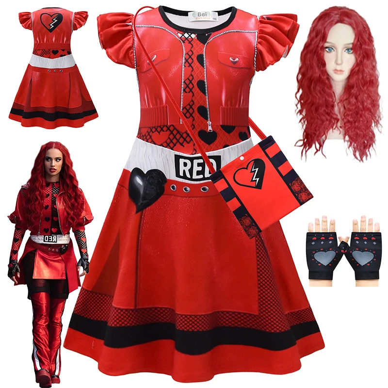 6-Styles-Descendants-4-Cosplay-Costume-Kids-Movie-The-Rise-of-Red-Chloe ...
