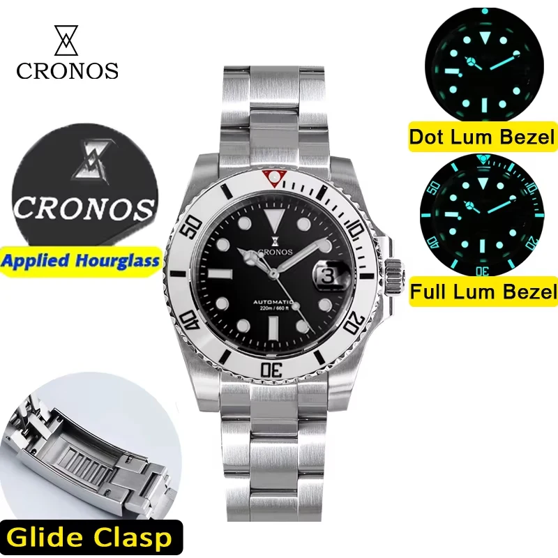 Cronos L6045 Diver Watches Miyota9015 Automatic Mechanical Watch Luxury ...