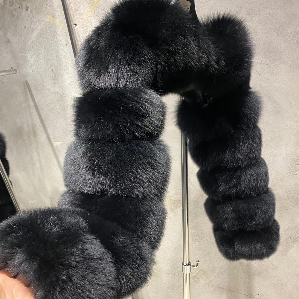Real-Fur-Sleeve-Winter-Female-Natural-Fox-Fur-Sleeve-Full-Pelt-Real-Fox ...