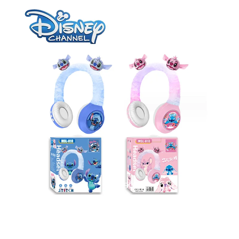 New-Disney-Stitch-HIFI-Stereo-Sound-Plush-Headphones-MSL-810-Wireless ...