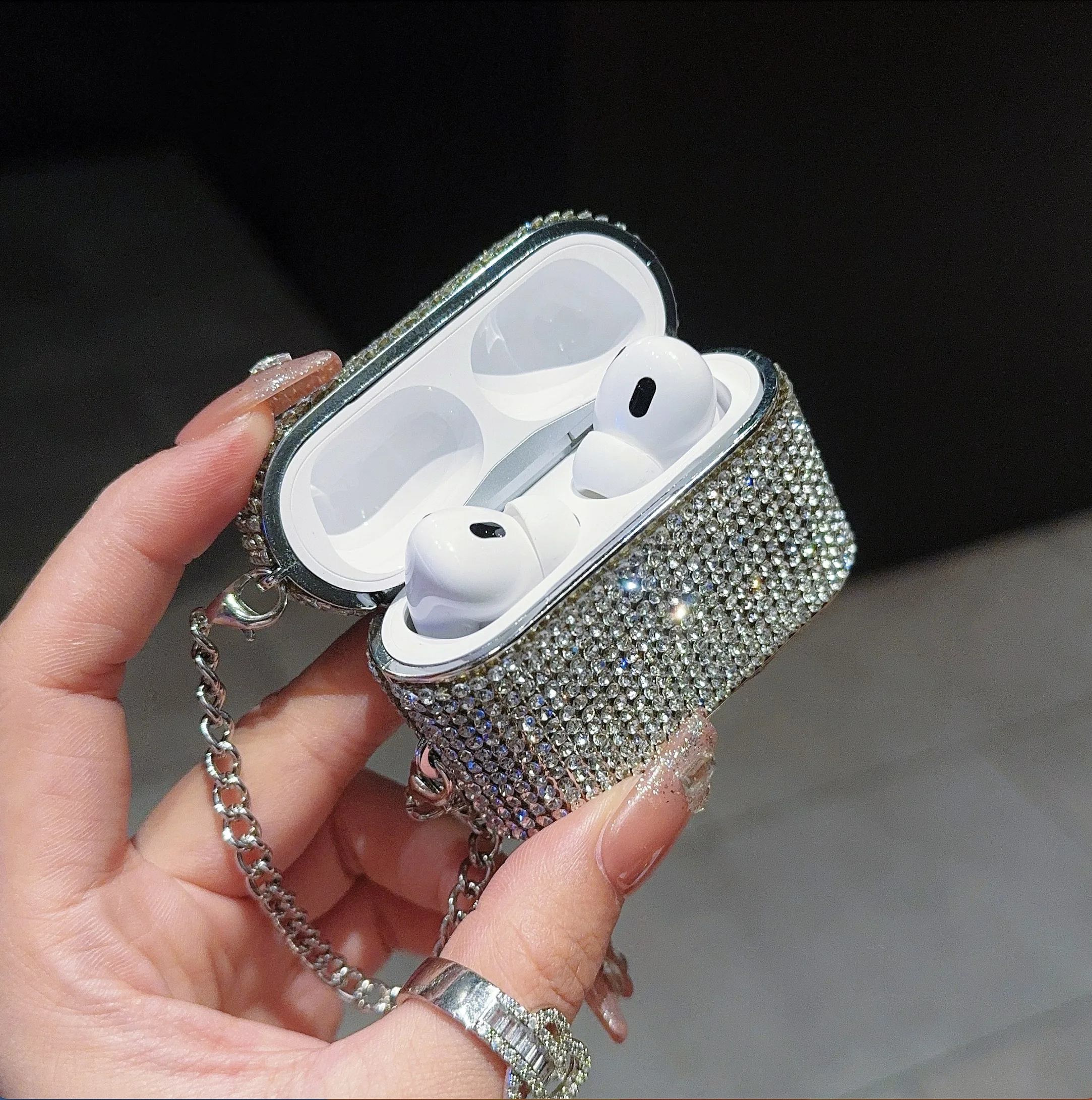 Luxury-3D-Bling-Diamond-Earphone-Case-For-Airpods-1-2-Pro-Glitter ...