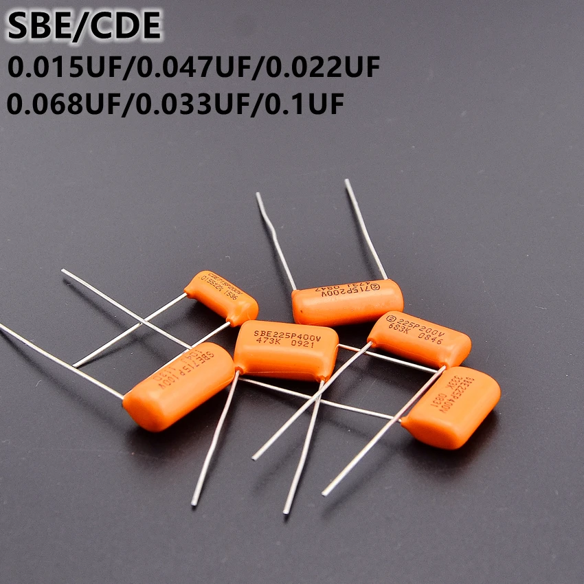 473K/683K/104J/333K SBE/CDE Orange Tone Electric Guitar Bass Capacitor ...