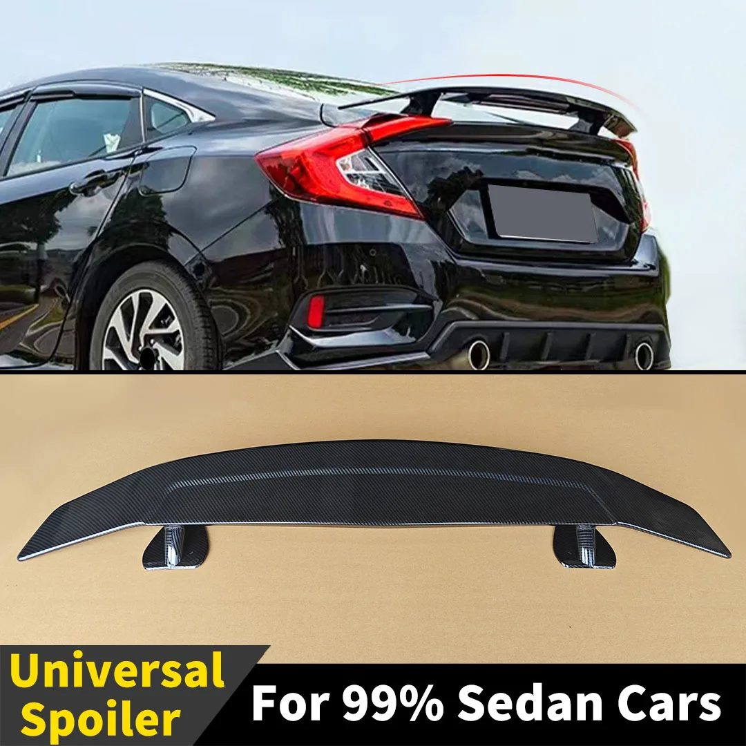 Universal Rear Air Deflector Spoiler Wing Trunk Lip Tuning For 99% ...