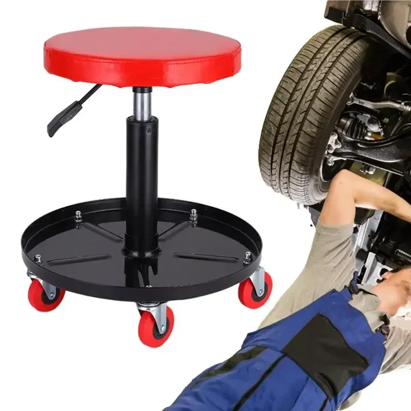 Car-Repair-Stool-Adjustable-Mechanic-Stool-Liftable-Shop-Seat-Rolling ...