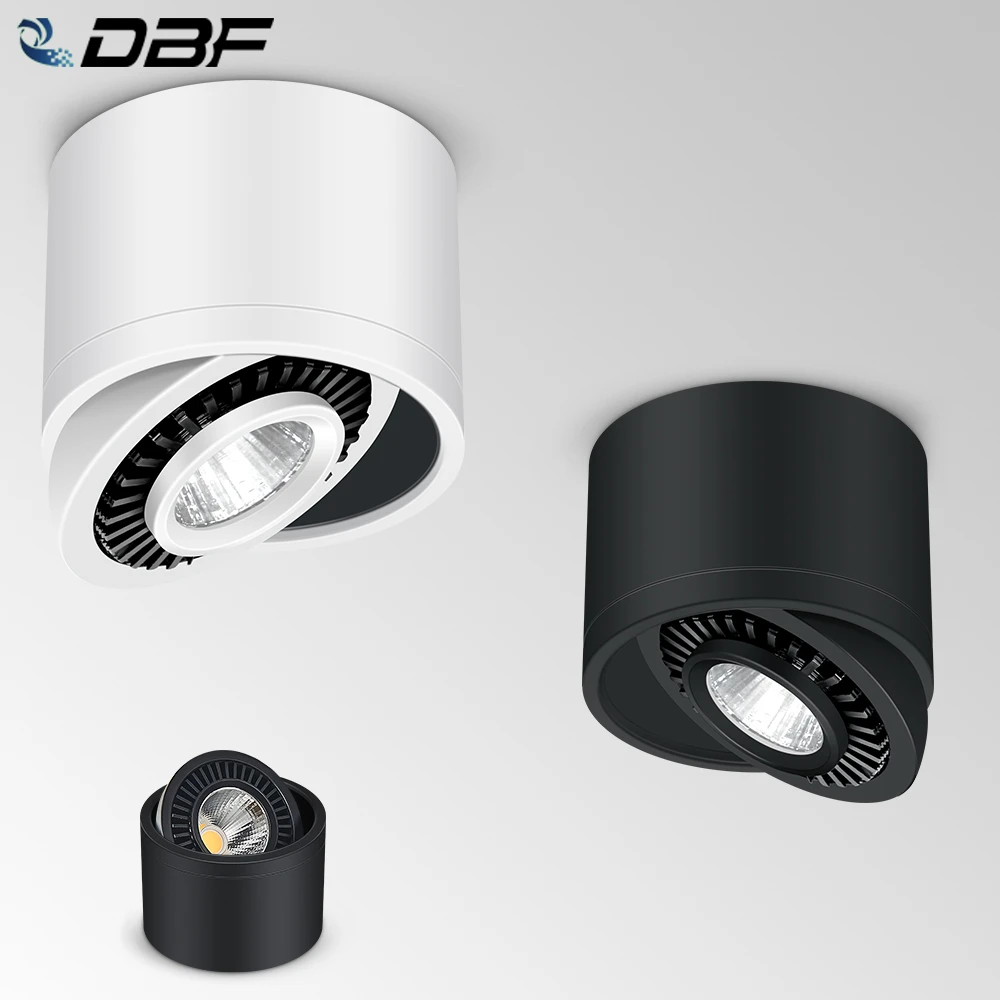 Downlight Dimmable Cob Downlight Surfacemount Lamp Ac85v-265v Corridor ...