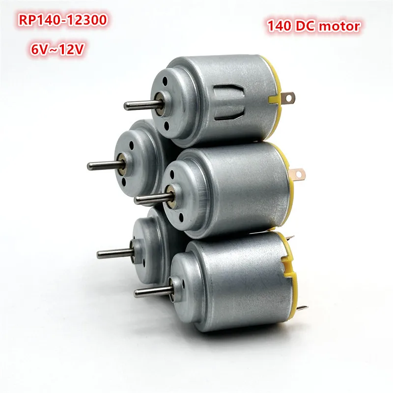 10pcs-lot-6V-12V-5700rpm-11500rpm-140-DC-motor-round-motor-140-12300 ...