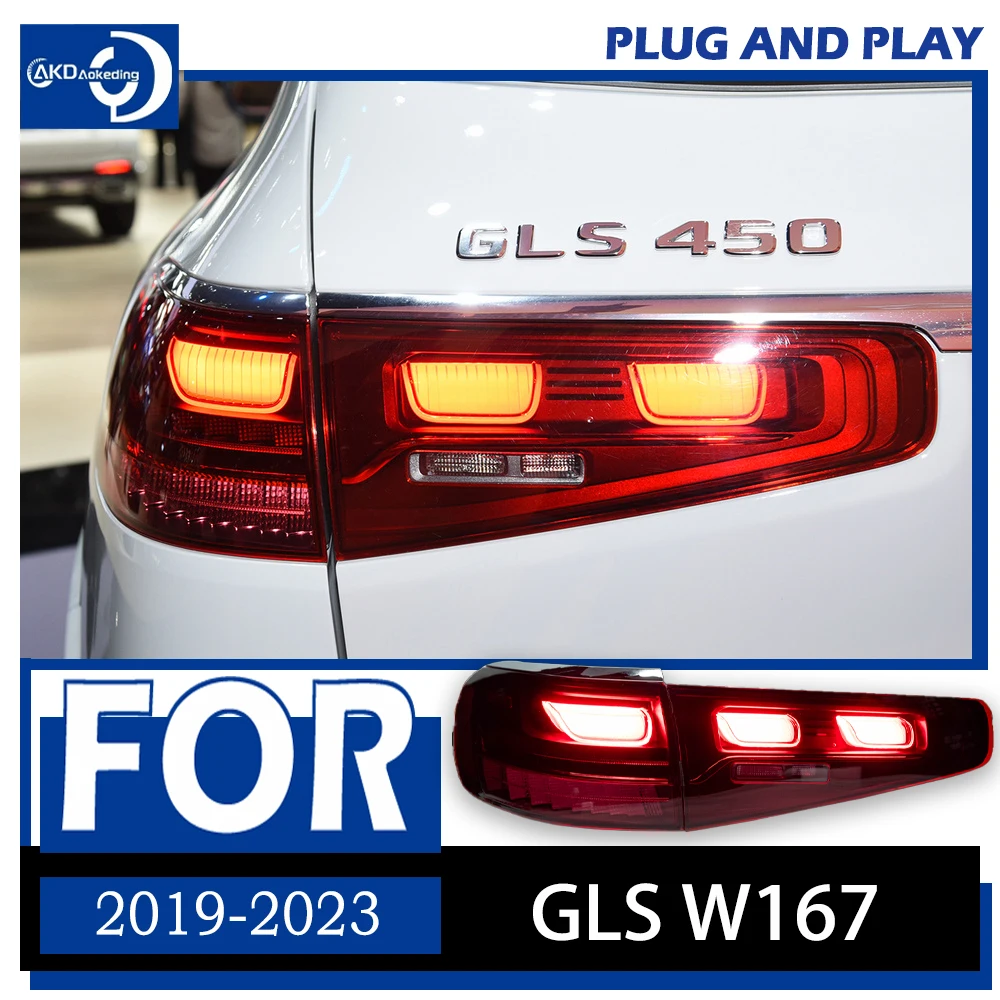 AKD-Car-Styling-for-GLS-W167-LED-Tail-Light-2019-2023-W167-Tail-Lamp ...