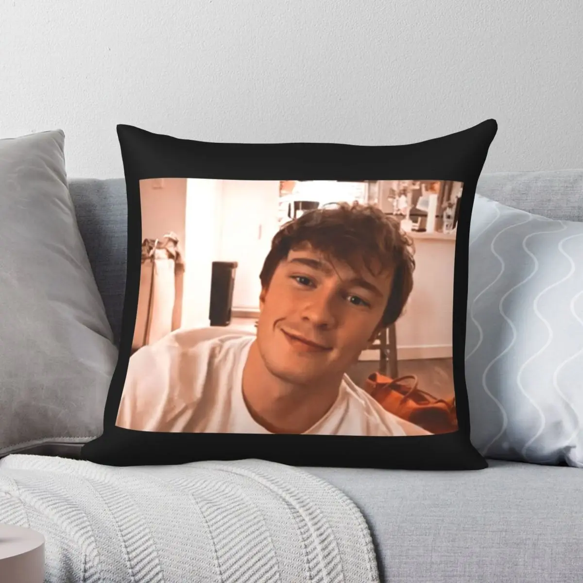 Drew-Starkey-Square-Pillowcase-Polyester-Linen-Velvet-Printed-Zip-Decor ...