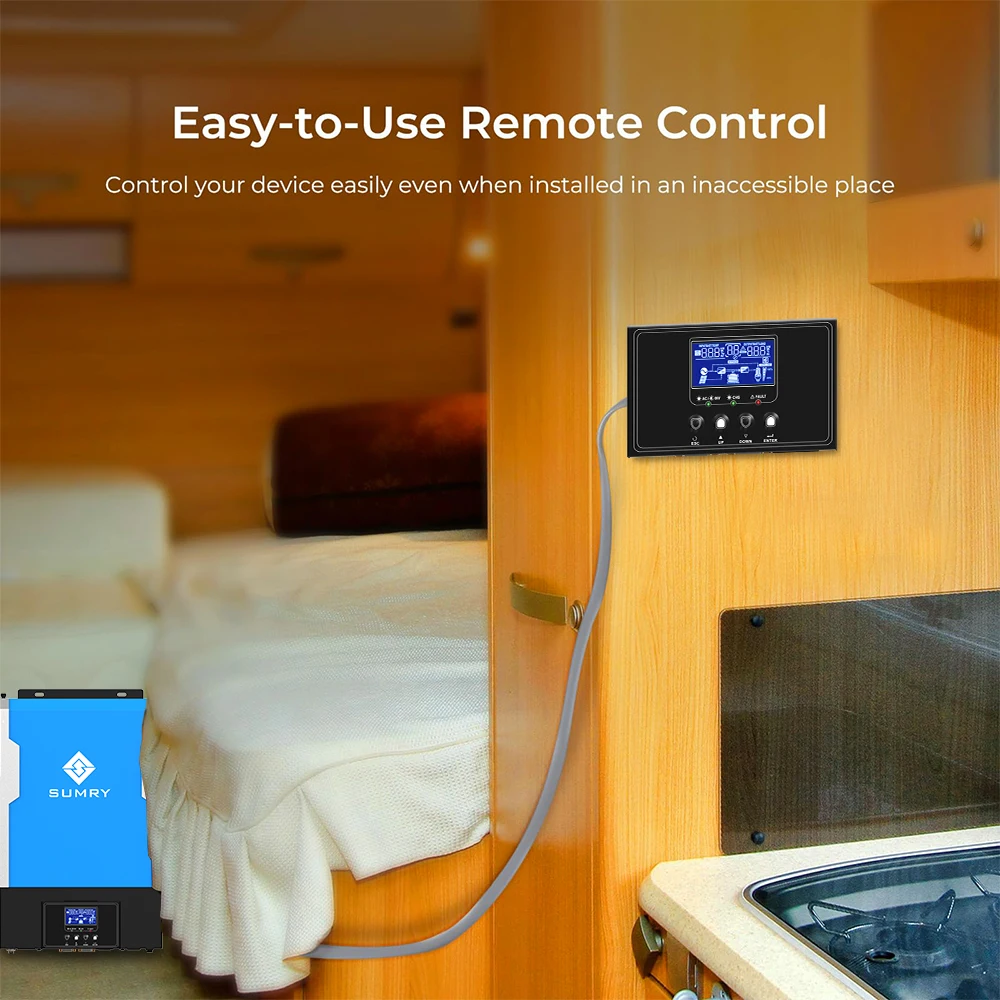 SUMRY Solar Inverter Removable Screen for Remote Control LCD Display ...