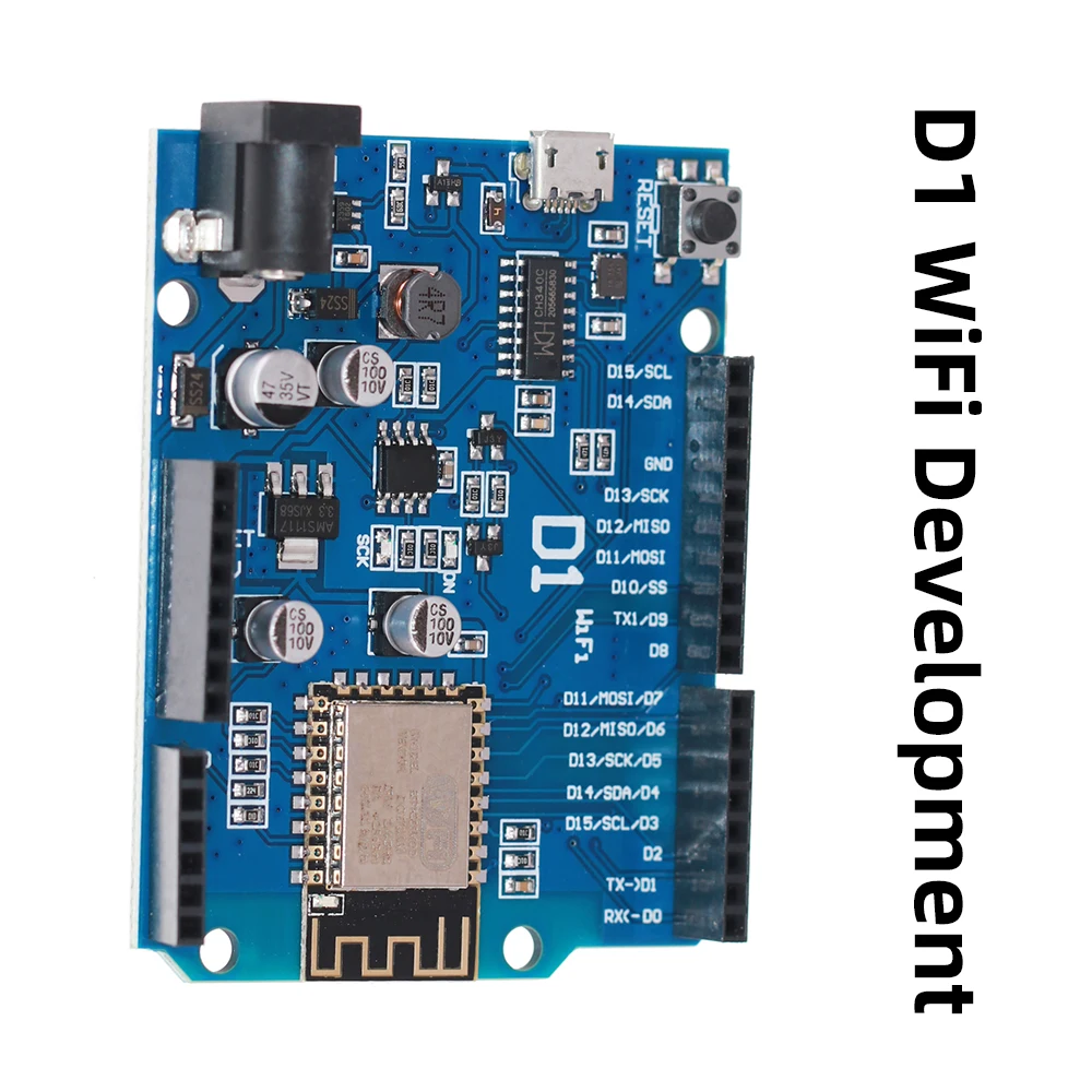 ESP 12E ESP12F WeMos D1 UNO R3 CH340 WiFi 개발 보드 Arduino 호환 IDE 용 ...