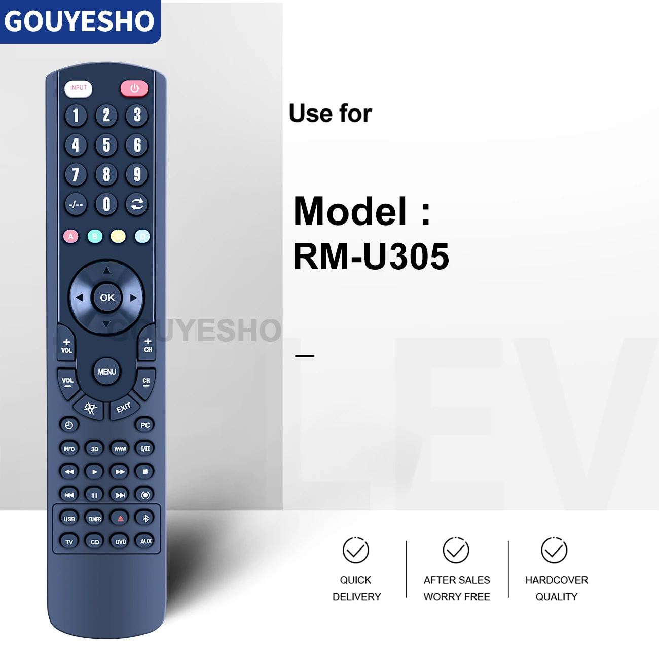 New Remote Control RM-U306 RM-U306B RM-U306A For Sony, 44% OFF