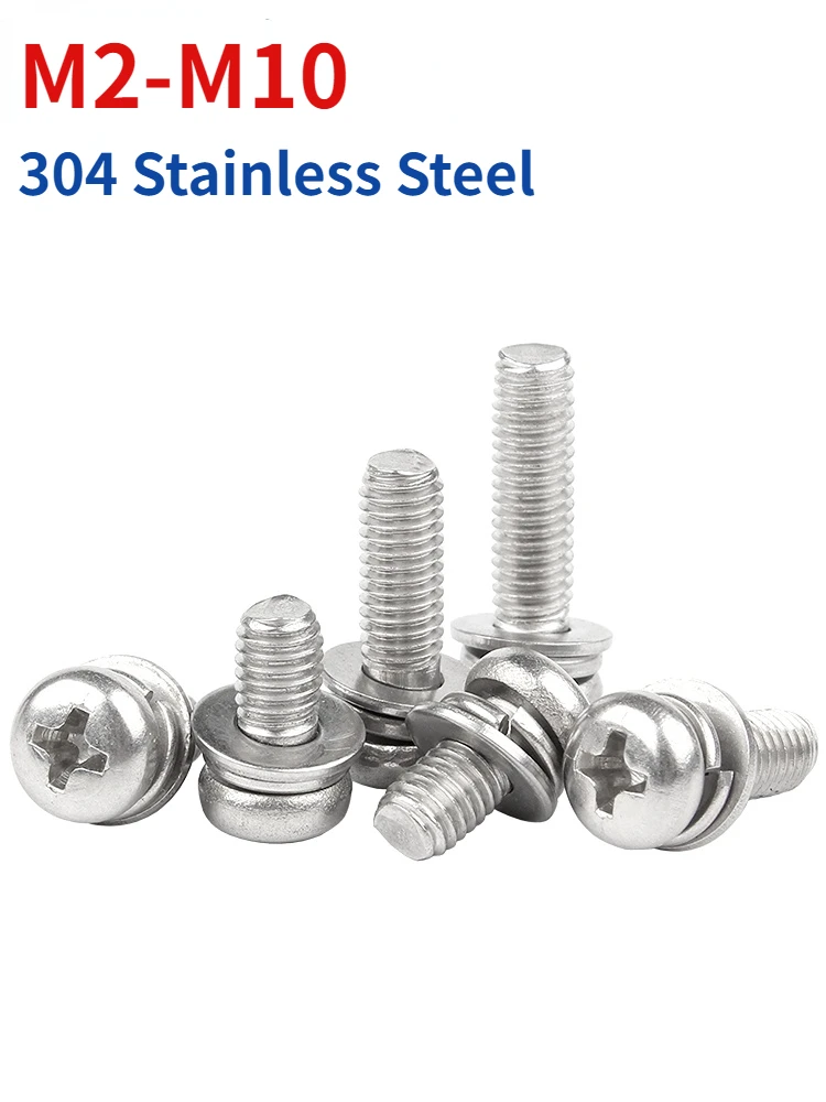 M2-M2-5-3M-4M-5M-M6-M8-M10-Round-Head-Phillips-Machine-Screws-And ...