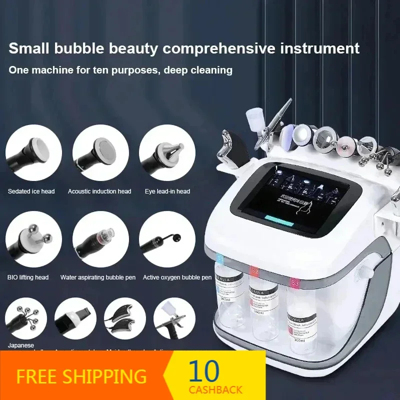 Professional-10-In-1-H2o2-Aqua-Peeling-Lift-Skin-Bubble-Moisturizer ...