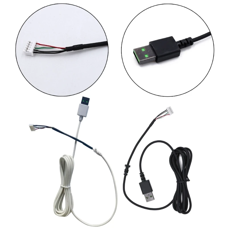 USB Mouse Cable Line Replacement Soft Mouse Wire Line for razer ...