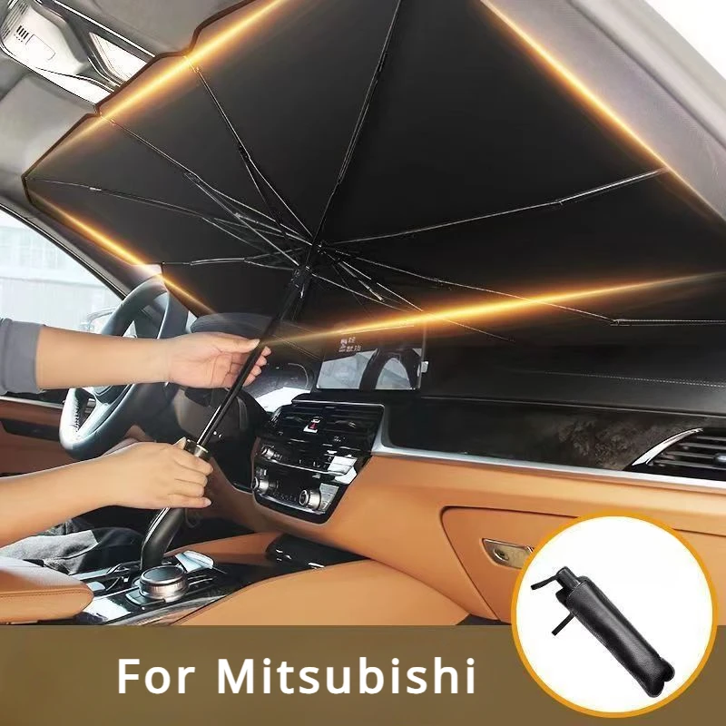 Car-Sunshade-Foldable-Windshield-Umbrella-For-Mitsubishi-Outlander ...