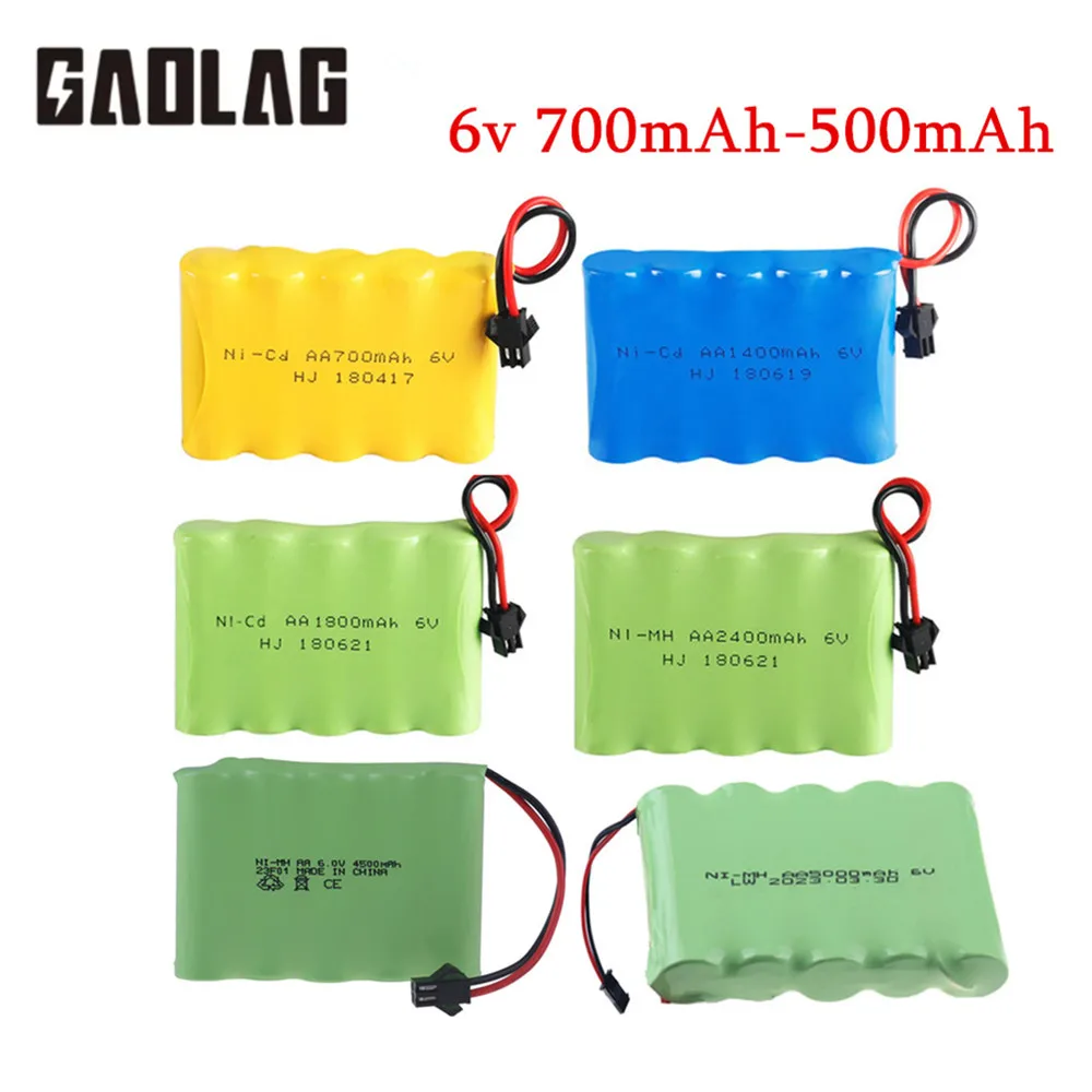 6v-700mAh-1400mAh-1800mAh-2400mAh-3000mAh-5000mAh-Ni-MH-Battery-for-Rc ...
