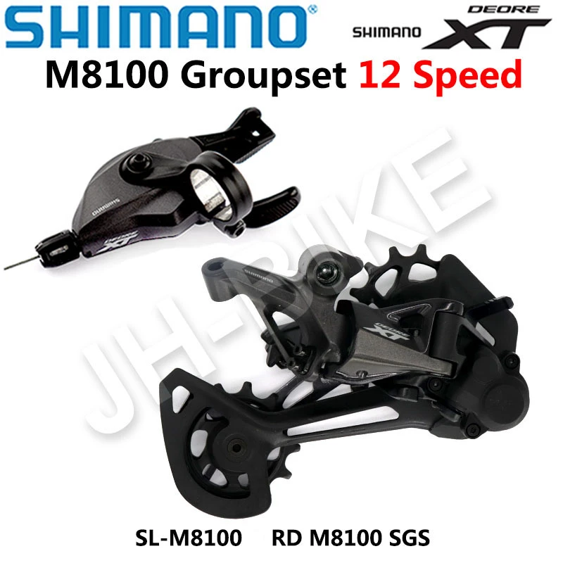 Shimano Deore Xt M8100 Groupset 12 Speep Mountain Bike Groupset 1x12-speed Sl + Rd Original ...
