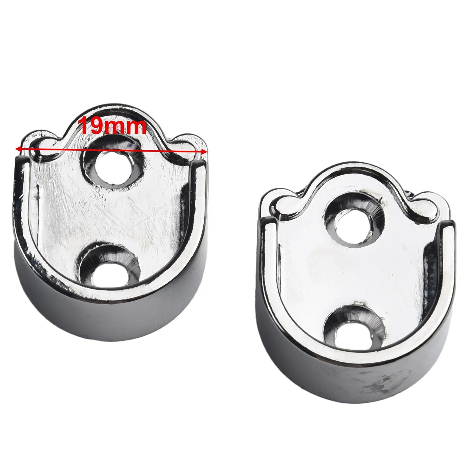 2PCS Wardrobe Bracket Heavy Duty Stainless Steel Rod Socket Flange Rod ...