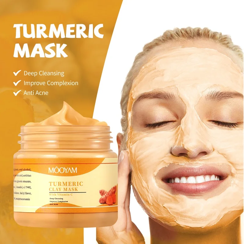 Natural-Dead-Sea-Mud-Deep-Mask-Cleansing-Moisturizing-Volcanic-Turmeric ...