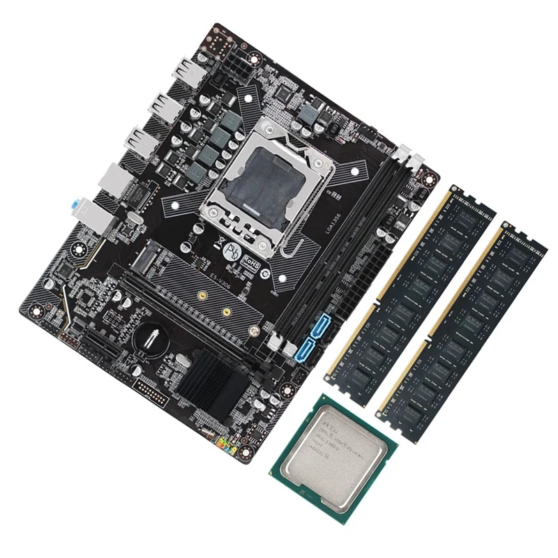 X79 Motherboard Set Kit Lga 1356 With Xeon E5 2420 V2 Cpu 8gb(2x4gb ...