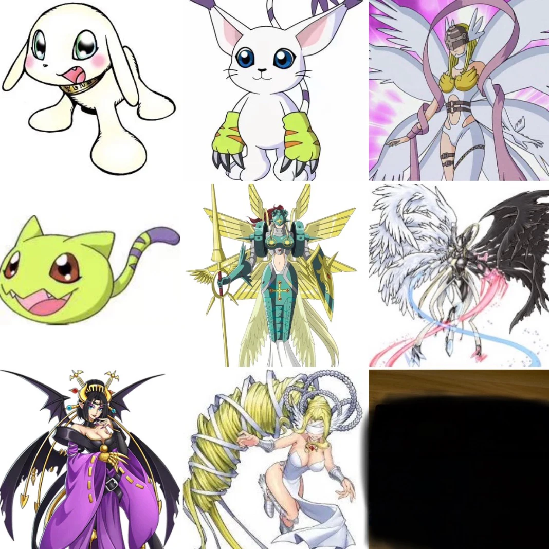 Digimon Evolution Chart Gatomon