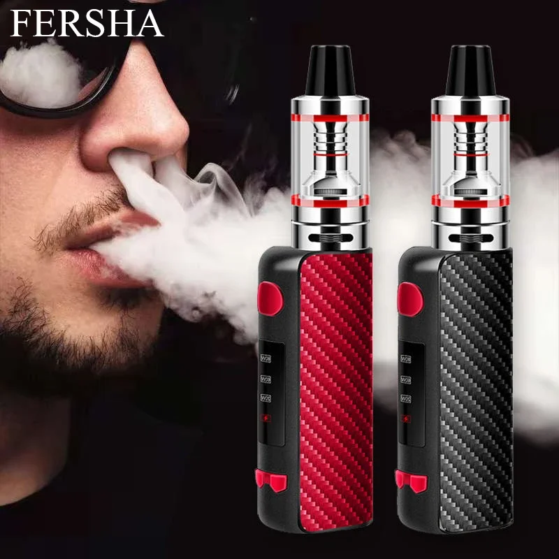 Elecetronic-Cigarette-80W-Box-Mod-Vape-Kit-1600mah-Build-in-Battery-2 ...