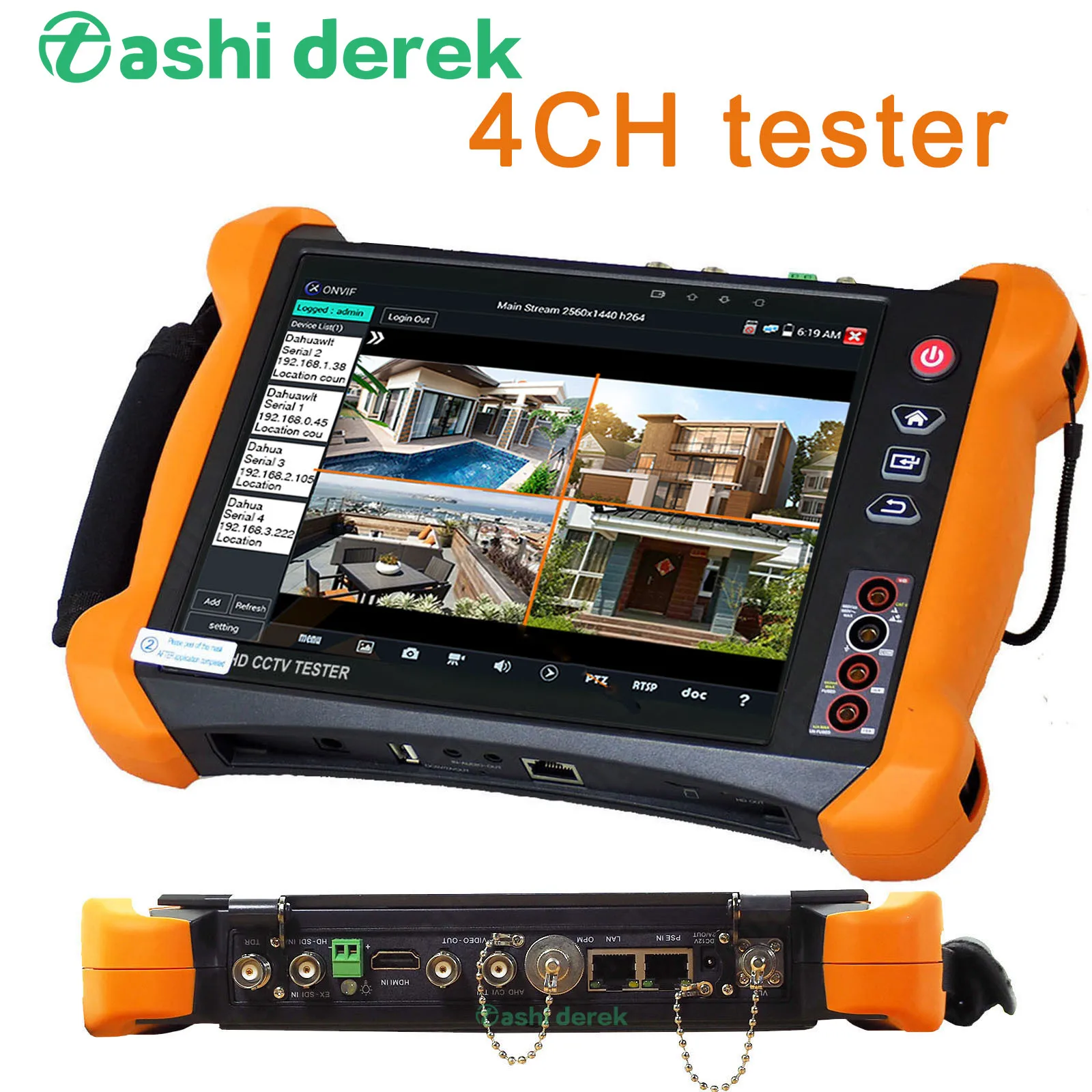 All In One Combine Cctv Tester X9movtadhs 4k Ip Camera Tester 8mp Ahd ...