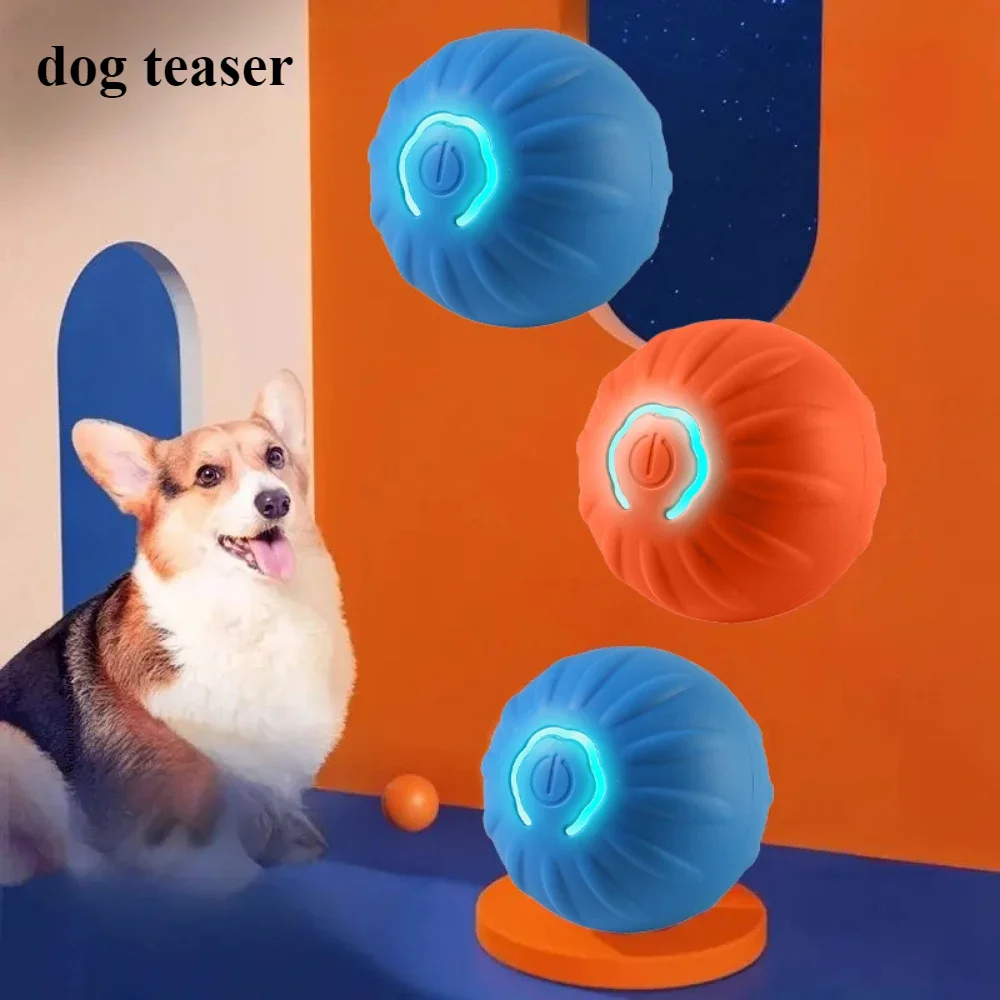 Dog Smarts Bouncing Ball Automatic Rolling Cats Ball Toy Interactive ...