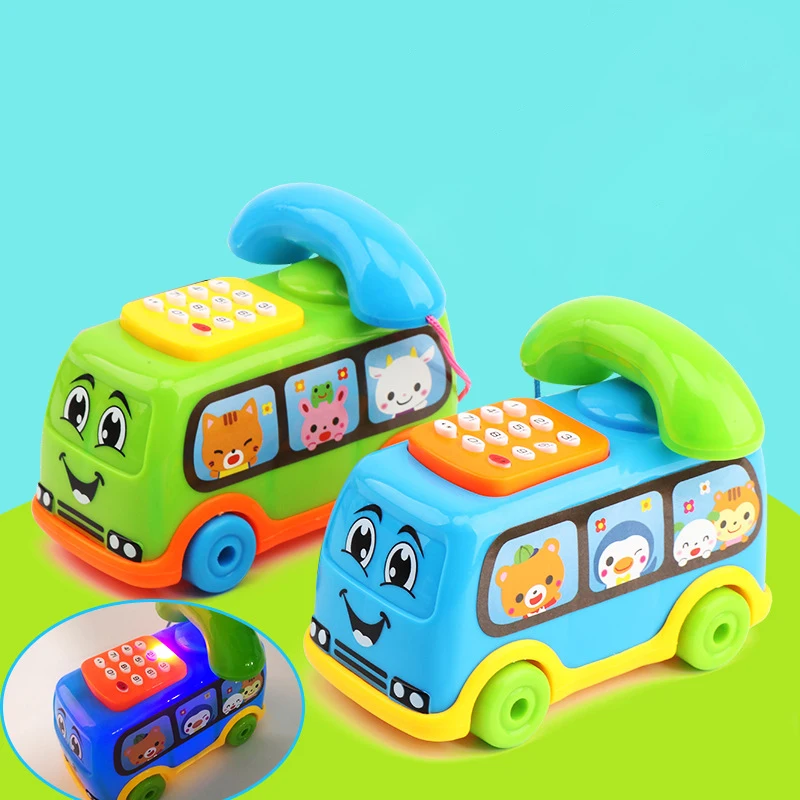 Cartoon-Music-Car-children-s-Singing-Phone-Car-Toy-Educational-Early ...