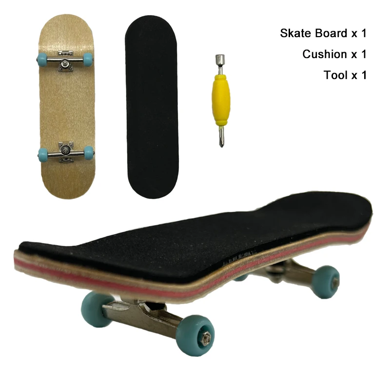 Puzzle Toy Finger Skateboard Maple Wood Fingerboard Hobbies Novelty ...