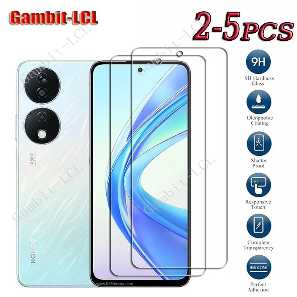 9H HD Original Tempered Glass For Honor X7b 6.8" HonorX7b CLK-LX1, CLK-LX2, CLK-LX3 Screen ...