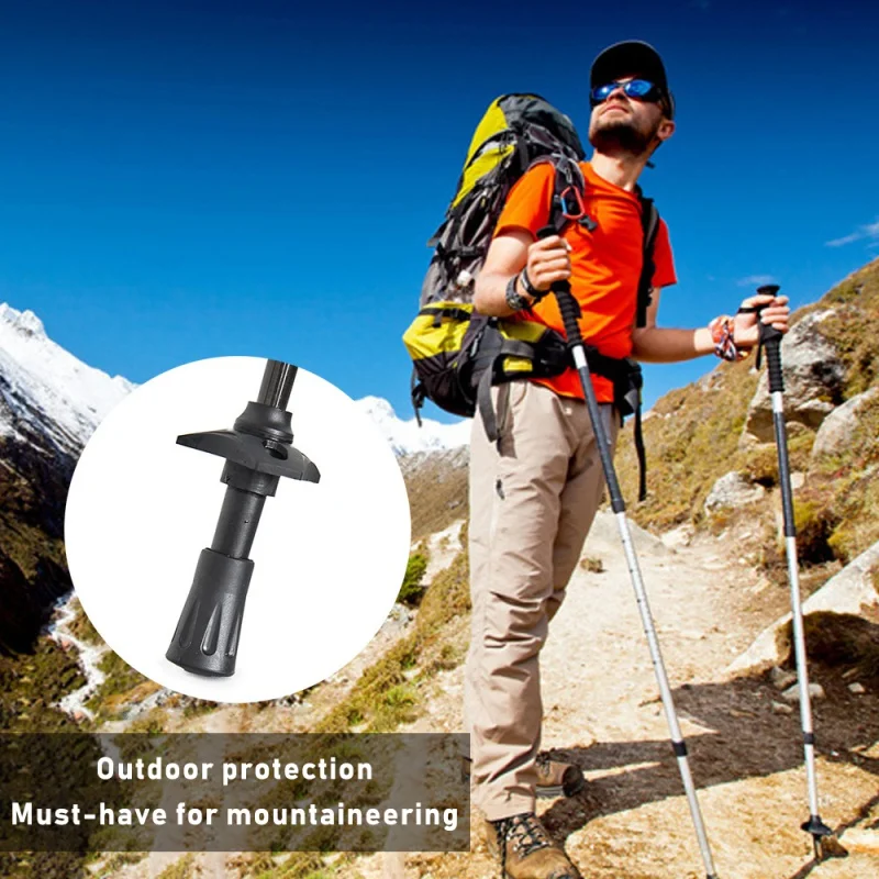Trekking-Pole-Outdoor-Camp-Hiking-Protector-Cap-Tip-Rubber-Hiking-Pole ...