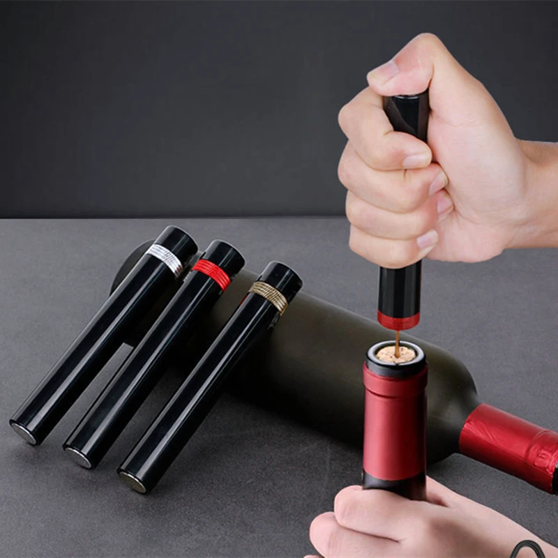 New Air Pressure Pump Wine Bottle Opener Portable Stainless Steel Pin ...