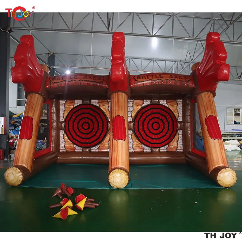2024-New-Carnival-Axe-Game-5x3m-Inflatable-Double-Battle-Axes-Throwing ...