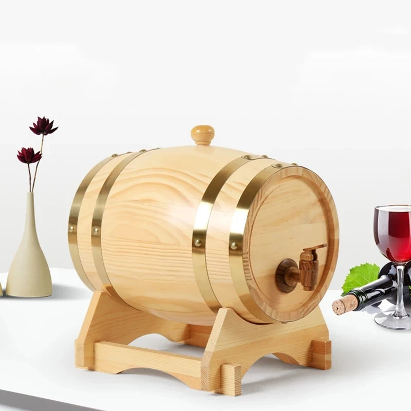 Barril-de-madera-de-roble-Vintage-equipo-de-elaboraci-n-de-cerveza-Mini ...