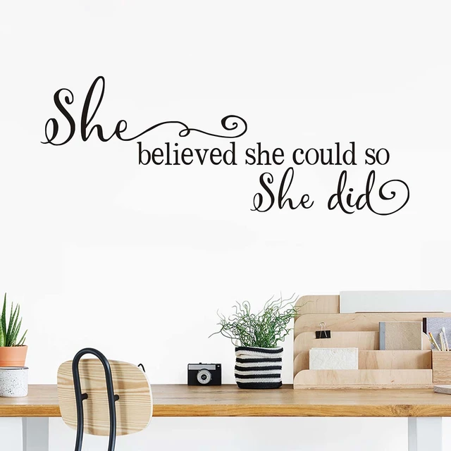 She Believed She Could So She Did Wallpaper