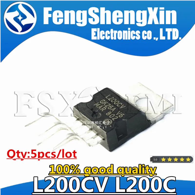 5PCS-L200C-TO-220-L200CV-L200CV-L200-ADJUSTABLE-VOLTAGE-AND-CURRENT ...