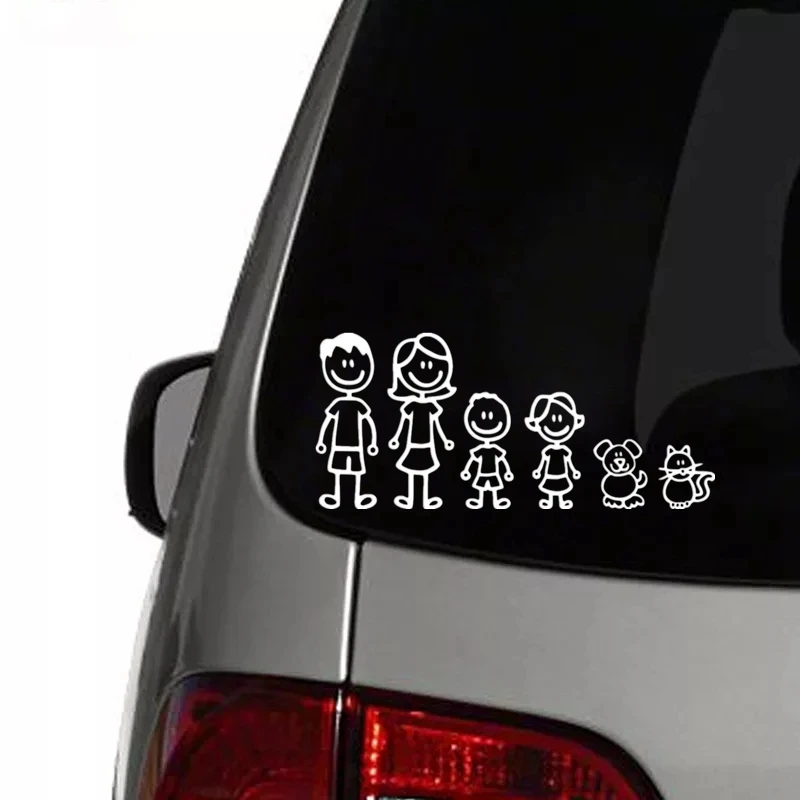 Family Members Car Decal Waterproof Stickers Vinyl Decal Decorate Car ...