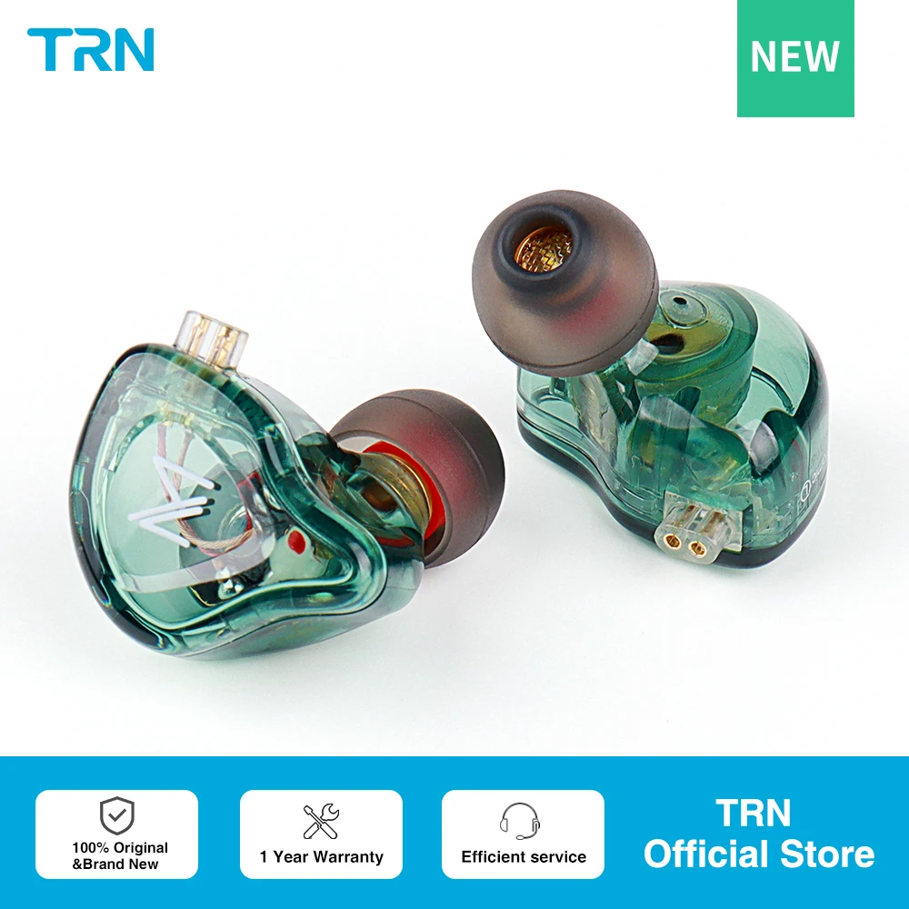 Trn mt1 no ouvido fone de ouvido dinâmico dj monitor iem earbud alta fidelidade esporte com ...