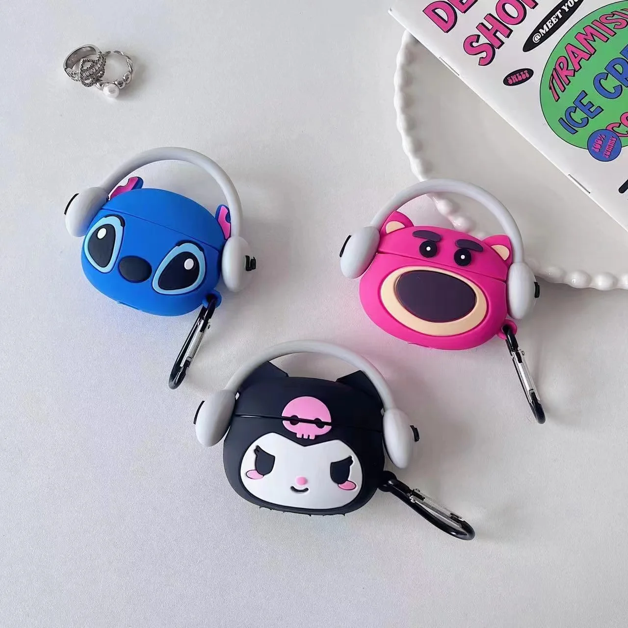 Untuk-casing-Airpods-Pro-2-casing-musik-lucu-Kuromi-Sitich-Lotso-untuk ...