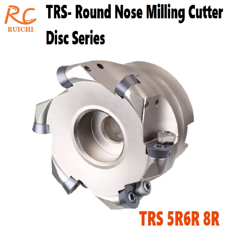 TRS Milling Cutter Head TRS R5 R6 R8 Cutter Head RDMT10T3 1204 CNC ...