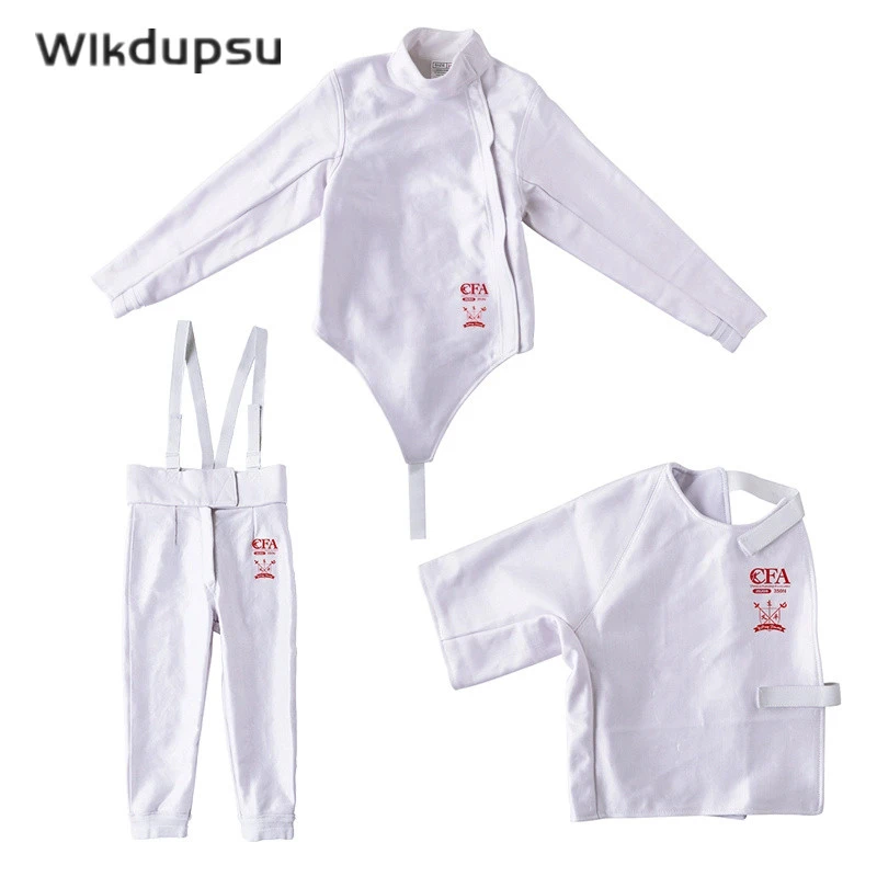 Ropa de esgrima para niños, chaqueta de Escrime, pantalones de Plastron ...