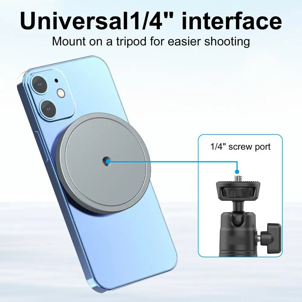 for magsafe 1/4" Universal Mount Magnetic Tripod Adapter With Screw ...