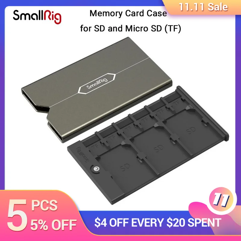 SmallRig-Memory-Card-Case-Holder-Memory-Card-Storage-Holder-Anti-Shock ...