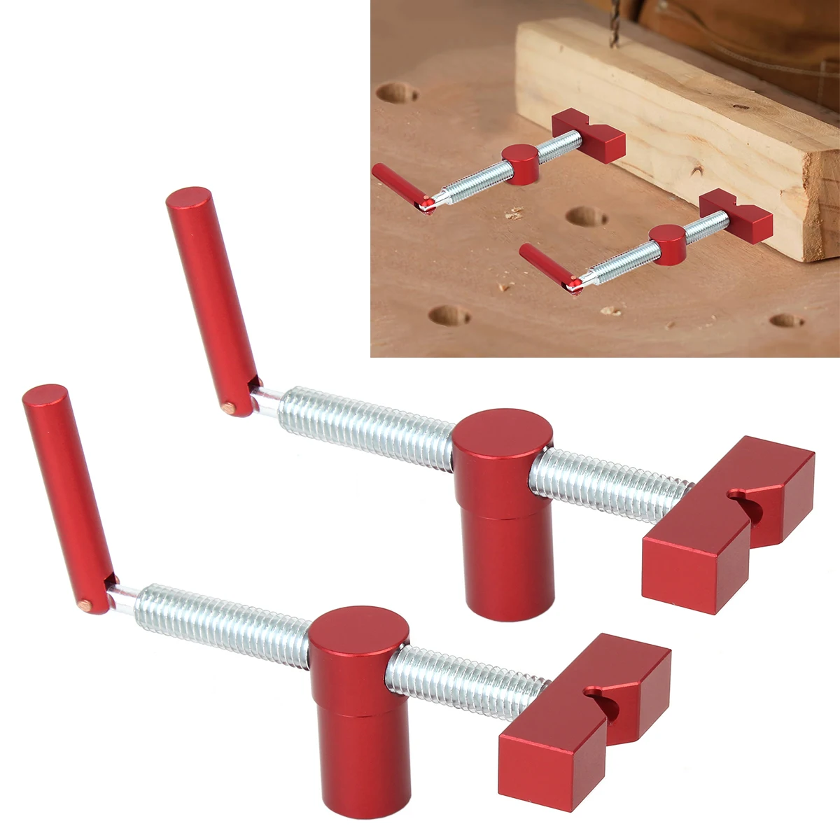 Woodworking Adjustable Desktop Clip Steel Fast Fixed Clip Clamp Fixture ...